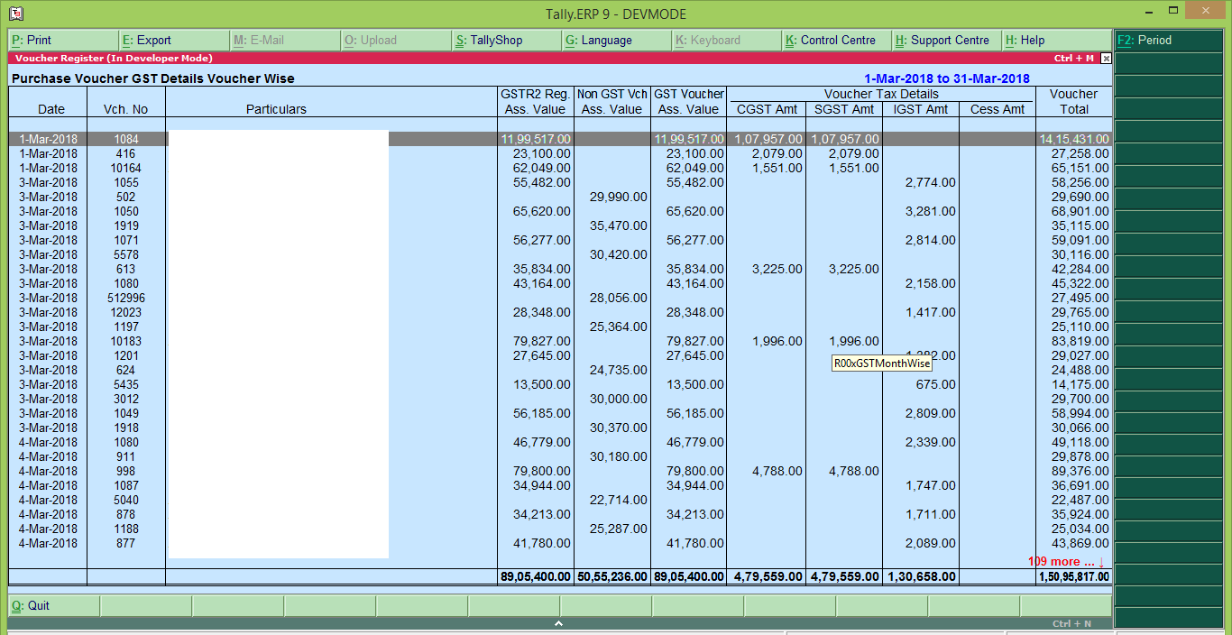 GST-R2 Month Wise Report - i-Soft Computer