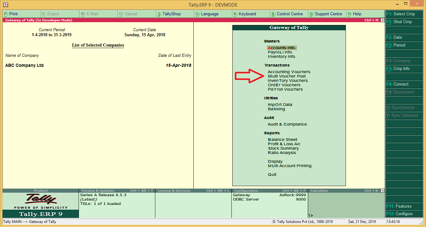 Multi Voucher Posting (Sales/Purchase) - i-Soft Computer