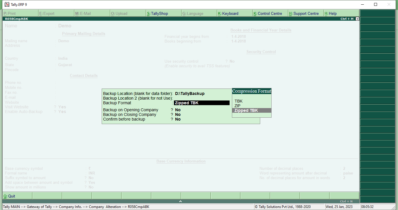 Auto Backup Tally Prime Free Download - i-Soft Computer