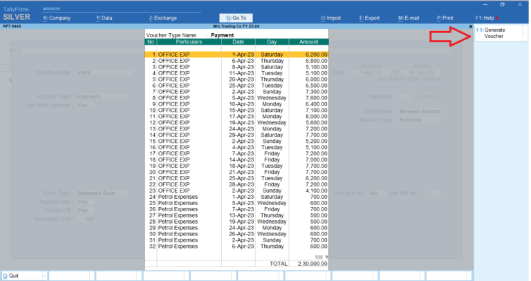 Advance Auto Voucher Tally Prime - i-Soft Computer