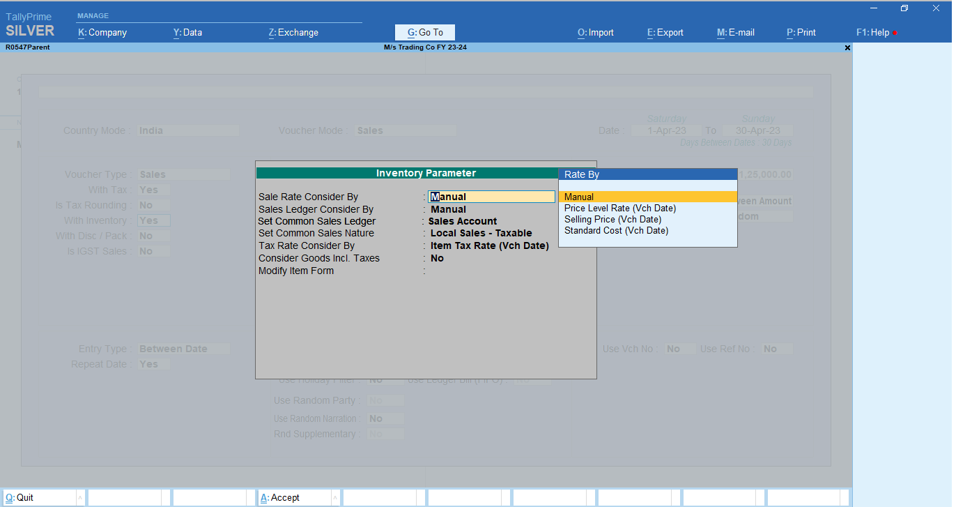 Advance Auto Voucher Tally Prime - i-Soft Computer