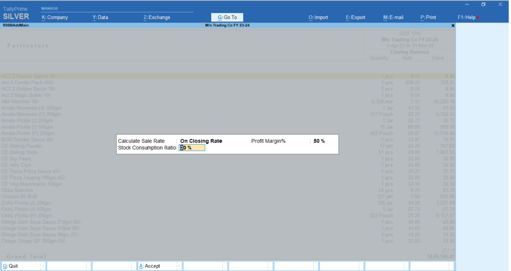 Advance Auto Voucher Tally Prime - i-Soft Computer