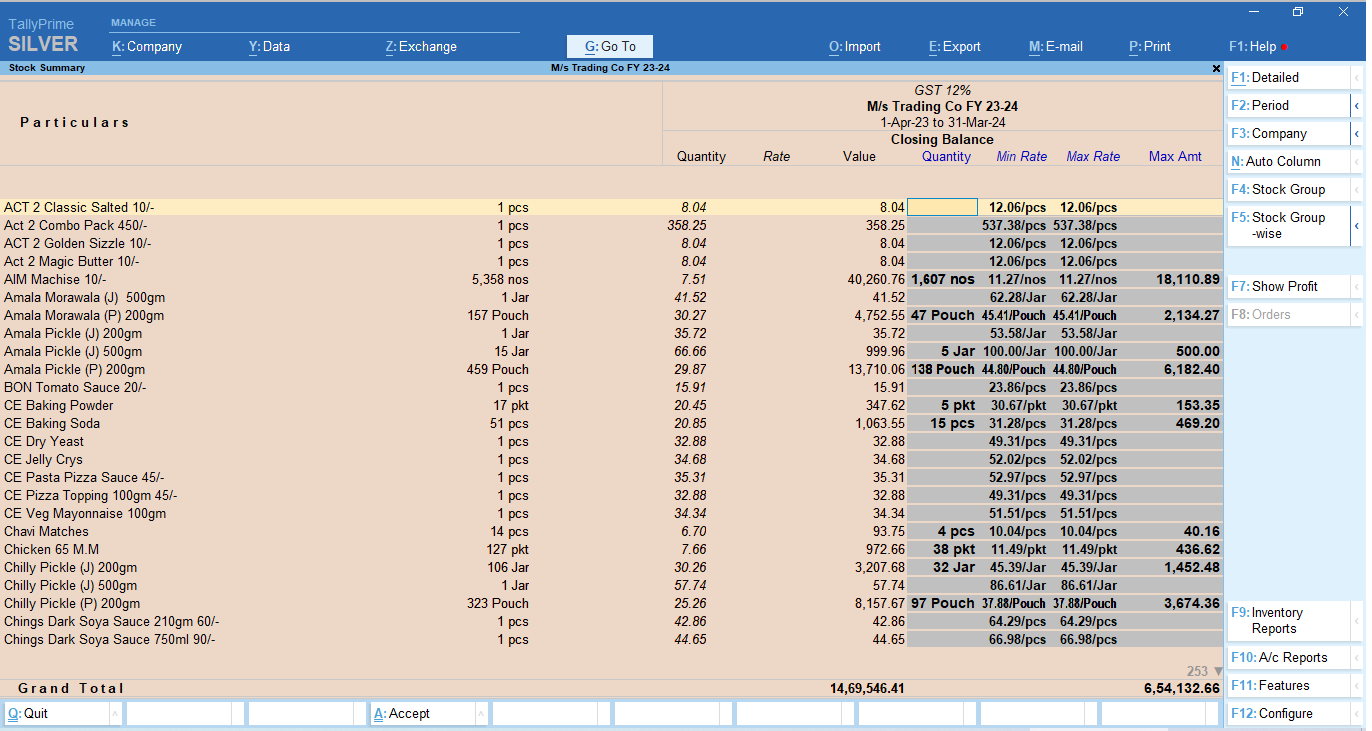 Advance Auto Voucher Tally Prime - i-Soft Computer